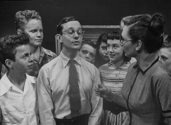 Comedian Wally Cox C Making Cocky Editorial Stock Photo - Stock Image ...