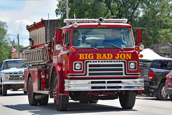 Cottonwood Falls Fire Engine Number 1 Editorial Stock Photo - Stock ...