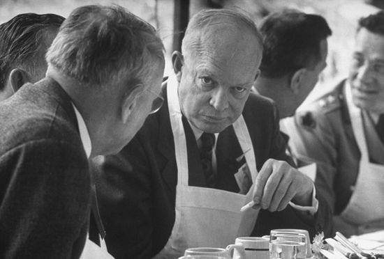 Dwight D Eisenhower C Eating Celebration Editorial Stock Photo - Stock ...