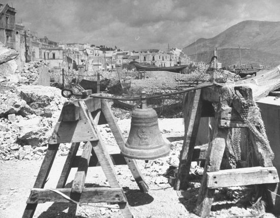 Italy Circa 1944 Air Raid Bell Editorial Stock Photo - Stock Image ...
