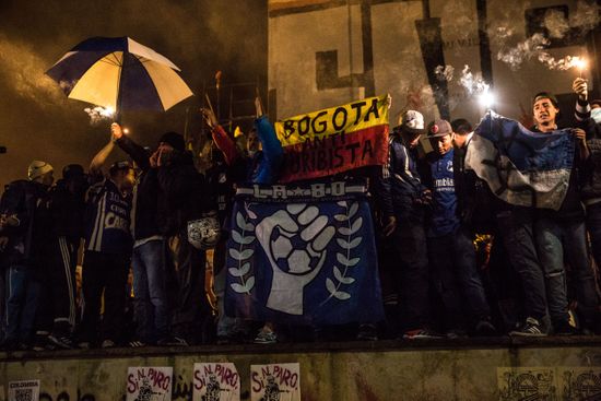 Protesters Hold Banner Flags During National Editorial Stock Photo ...