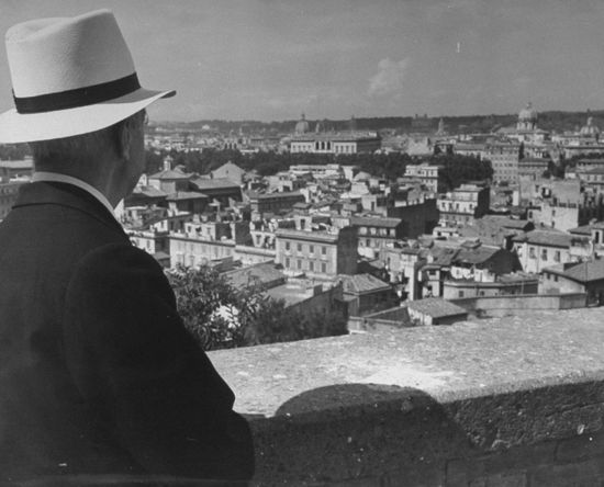 Philosopher George Santayana Looking Out Over Editorial Stock Photo ...