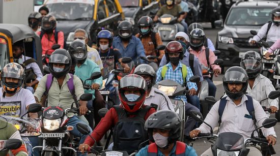 Indian Motorists Drive Road Following Relaxation Editorial Stock Photo ...