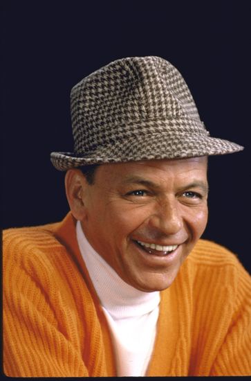 Smiling Portrait Entertainer Frank Sinatra Editorial Stock Photo ...