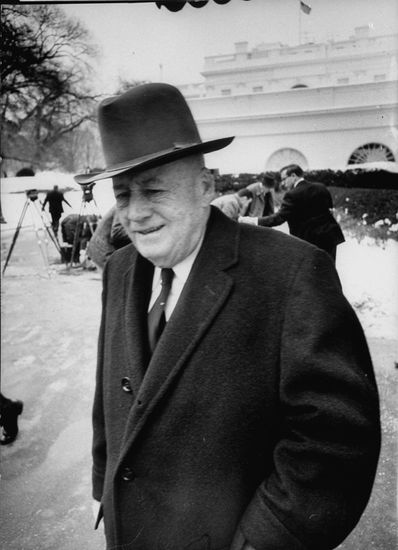 Rep Samuel Rayburn Leaving White House Editorial Stock Photo - Stock ...