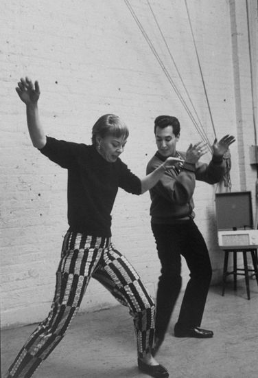 Dancer Carol Haney L Rehearsing Neil Editorial Stock Photo - Stock ...