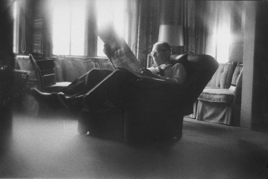 Sen Irving M Ives Relaxing While Editorial Stock Photo - Stock Image ...