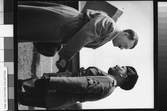 German Politico Adolf Hitler Shaking Hands Editorial Stock Photo ...