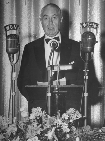 Col Robert R Mccormick Speaking Constitution Editorial Stock Photo ...