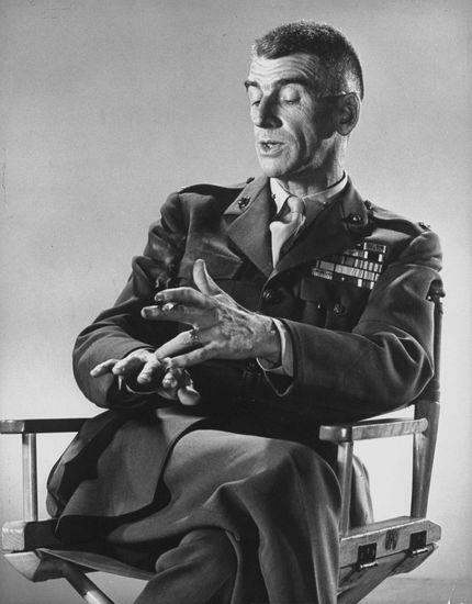 Portrait Col Evans F Carlson Usmc Editorial Stock Photo - Stock Image ...