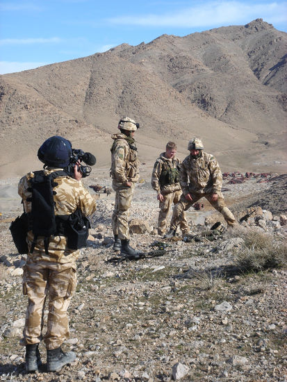 Pictured Chris Terrill Films Commandos On Editorial Stock Photo - Stock ...