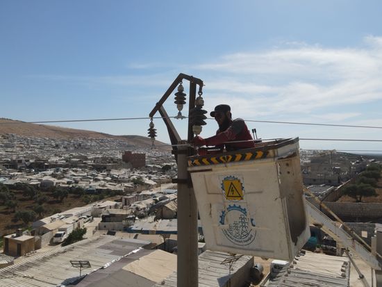 Idlib Countryside Town Atmeh On Syrianturkish Editorial Stock Photo ...