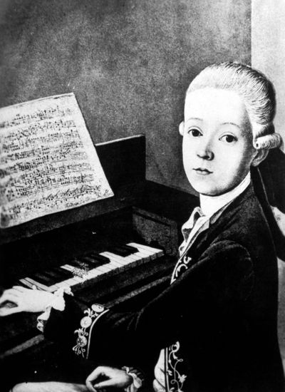 Austrian Composer Wolfgang Amadeus Mozart Child Editorial Stock Photo ...