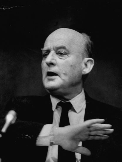 Dr Reinhold Niebuhr Speaking Union Theological Editorial Stock Photo ...