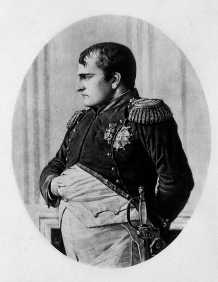 Profile Portrait French Emperor Napoleon Bonaparte Editorial Stock ...