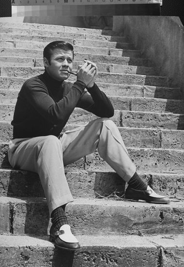 Actor Turhan Bey Clad Turtleneck Light Editorial Stock Photo - Stock ...