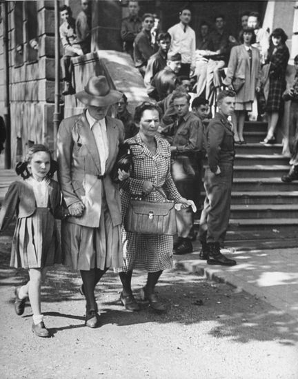 March 1945 Mrs Hermann Goering Her Editorial Stock Photo - Stock Image ...