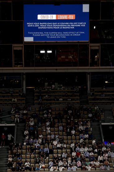 Covid19 Curfew Notice Displayed On Scoreboard Editorial Stock Photo ...