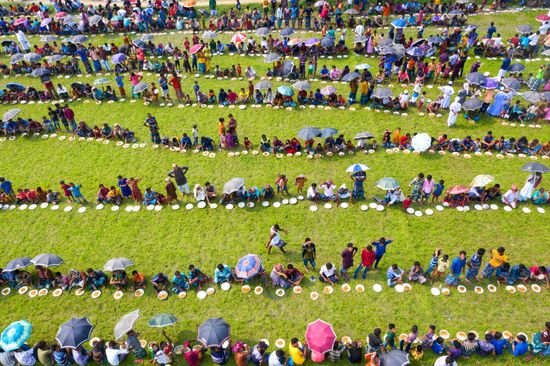 Three Thousand People Form Lines They Editorial Stock Photo - Stock ...