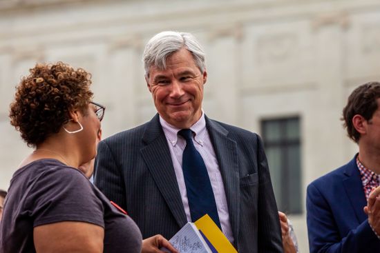 Senator Sheldon Whitehouse Rhode Island Speaks Editorial Stock Photo ...