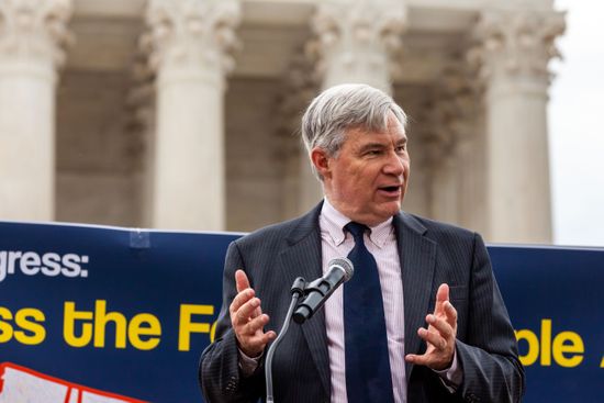 Senator Sheldon Whitehouse Rhode Island Speaks Editorial Stock Photo ...