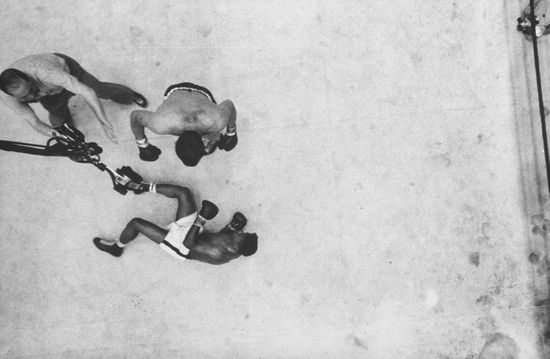 Overhead Fight Action Heavyweight Bout Between Editorial Stock Photo ...