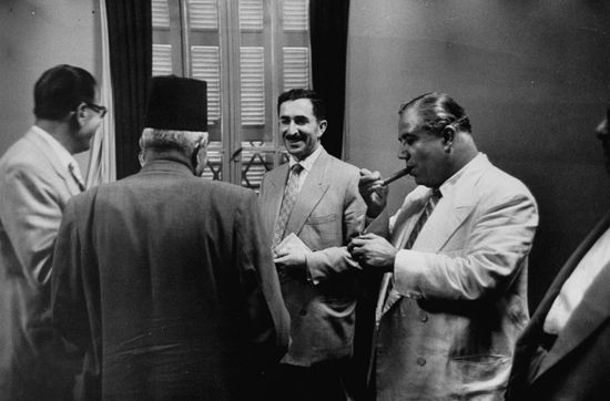 Rashid Karami 2r Other Parliament Deputies Editorial Stock Photo ...
