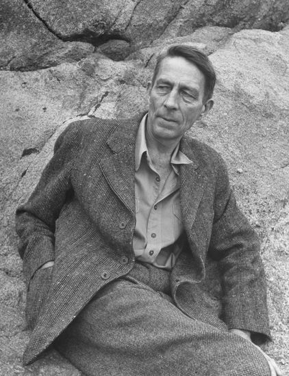 Poet Robinson Jeffers Posing Picture Outside Editorial Stock Photo ...