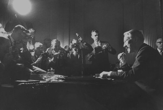 Cbs Frank N Stanton Testifying Before Editorial Stock Photo - Stock ...