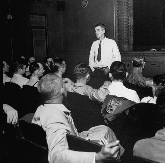 Ray Downey Telling Fellow Rank Filers Editorial Stock Photo - Stock ...