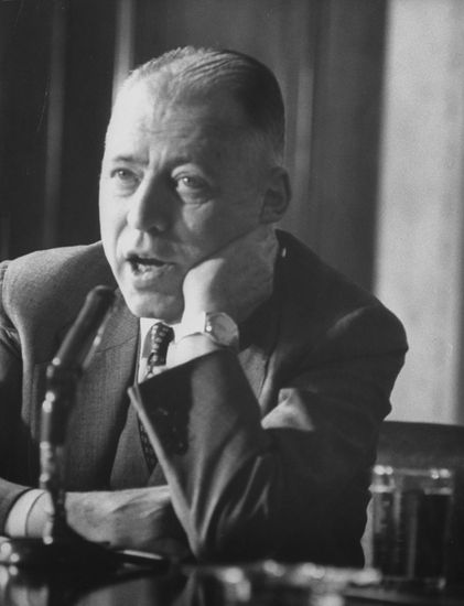 Sen Irving M Ives Speaking Hearing Editorial Stock Photo - Stock Image ...