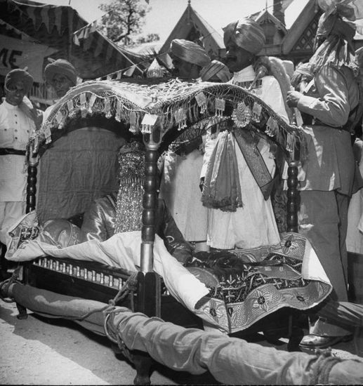 Circa 1946 Prince Mandi Wearing Wedding Editorial Stock Photo - Stock ...