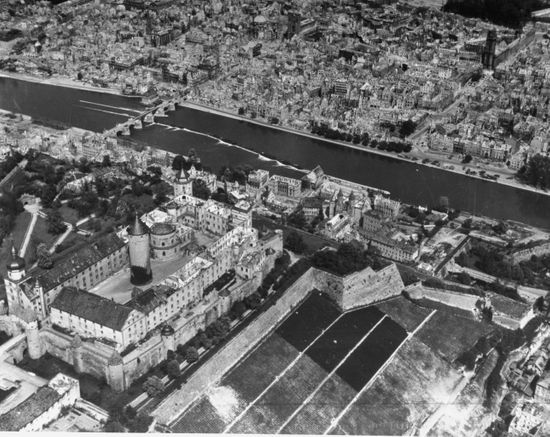 5 January 1945 Aerial View Bombdamaged Editorial Stock Photo - Stock ...