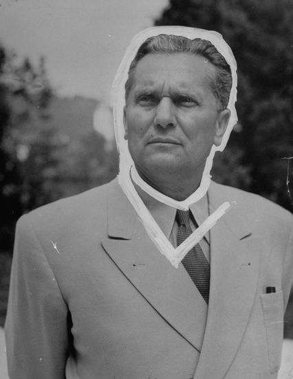 Portrait Marshal Tito Orig Josip Broz Editorial Stock Photo - Stock ...
