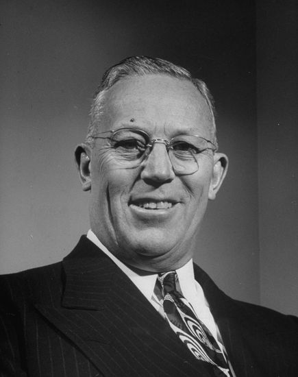 Governor Earl Warren Wearing Suit Tie Editorial Stock Photo - Stock ...