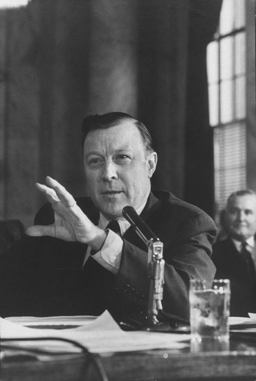 Aflcio Walter Reuther He Testifies Senate Editorial Stock Photo - Stock ...