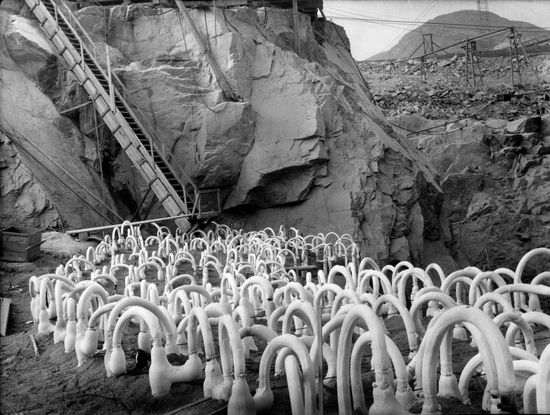 Circa 1937 Refrigeration Pipes Forcing Brine Editorial Stock Photo ...