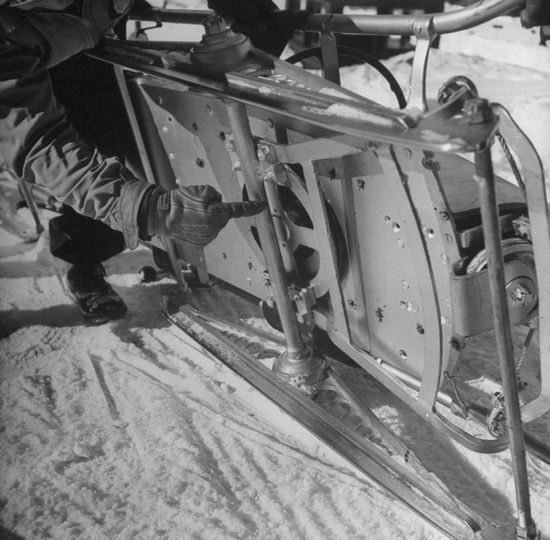 March 1946 Sled Steel Runners Shock Editorial Stock Photo - Stock Image ...