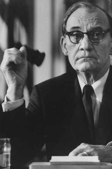 Sen John Mcclellan During Senate Comm Editorial Stock Photo - Stock ...
