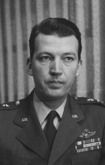 Rocket Researcher Gen Bernard Schriever Posing Editorial Stock Photo ...
