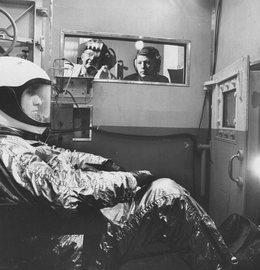 Col John P Stapp Watching Subject Editorial Stock Photo - Stock Image ...