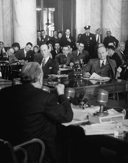 David E Lilienthal Before Senate Half Editorial Stock Photo - Stock ...