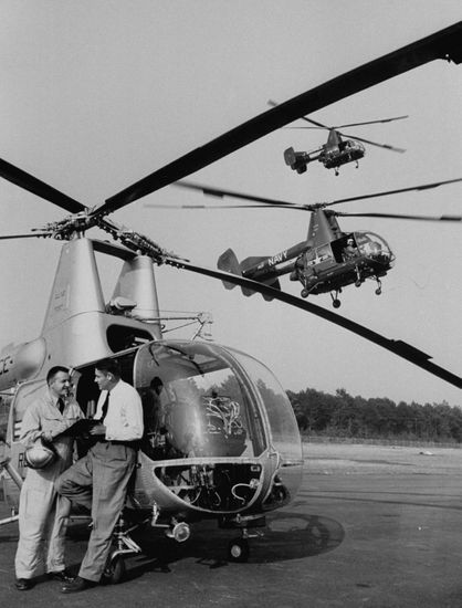 Charles H Kaman R During Flight Editorial Stock Photo - Stock Image ...