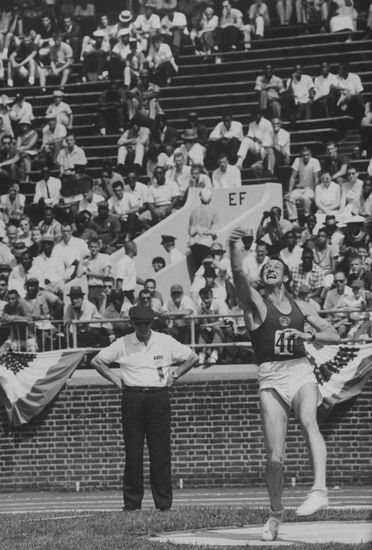 Russian Vasily Kuznetsov During Shot Put Editorial Stock Photo - Stock ...