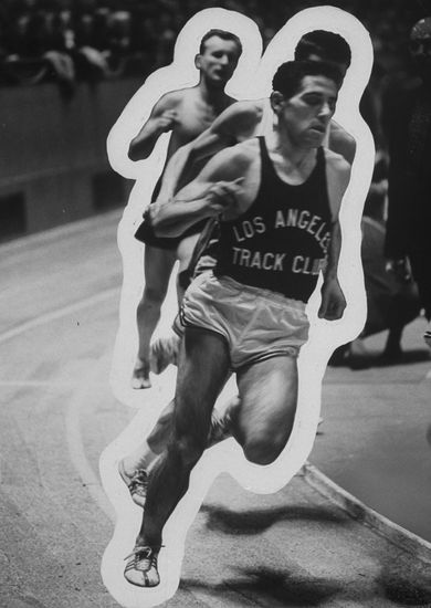 Los Angeles Track Club Runner Jim Editorial Stock Photo - Stock Image ...