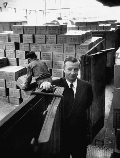 German Soap Manufacturer Jost Henkel Standing Editorial Stock Photo ...
