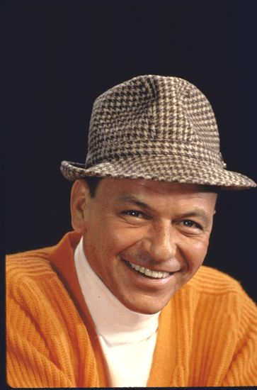 Smiling Portrait Entertainer Frank Sinatra Editorial Stock Photo ...