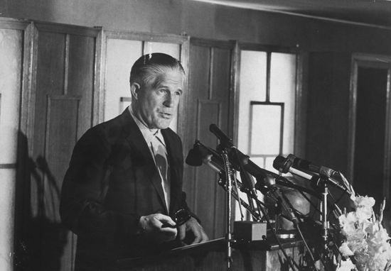Governor Michigan George W Romney Given Editorial Stock Photo - Stock ...