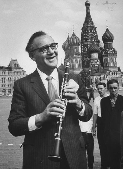 Musician Benny Goodman Moscow During Tour Editorial Stock Photo - Stock ...
