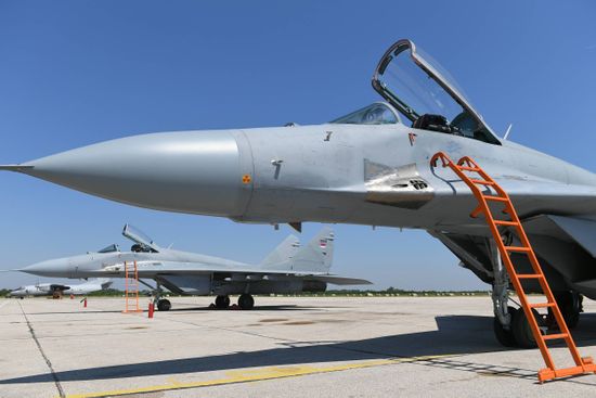 Military Airport Colonelpilot Milenko Pavlovic Batajnica Editorial ...
